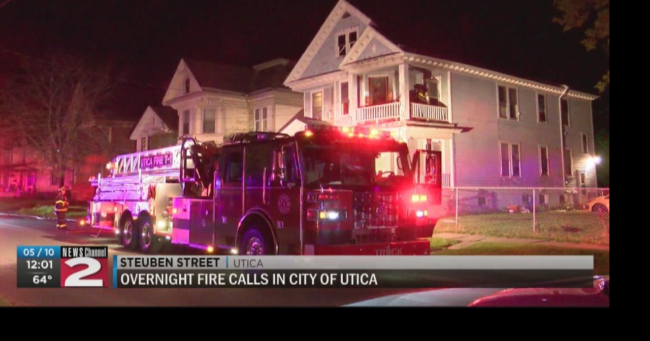Utica firefighters called to 2 late-night fires at the same time ...