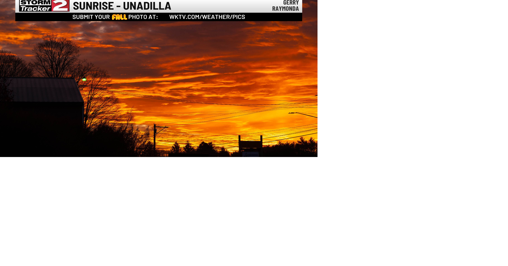 WKTV Weather Photo of the Day: November 12 | Daily Weather Photo | wktv.com