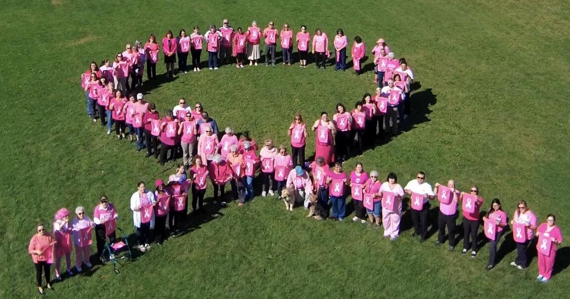 Human Pink Ribbon Forms for Breast Cancer Awareness | Community | wktv.com