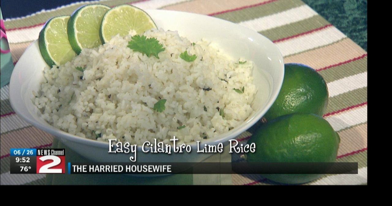 The Harried Housewife: Easy Cilantro Lime Rice | Harried Housewife ...