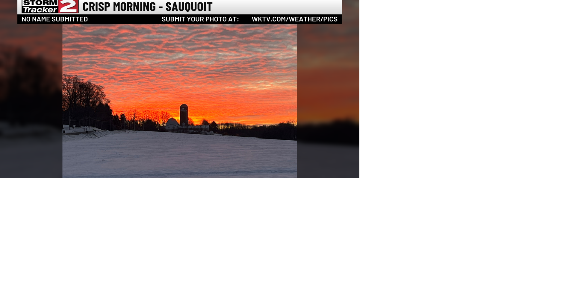 WKTV Weather Photo of the Day: December 10 | Daily Weather Photo | wktv.com