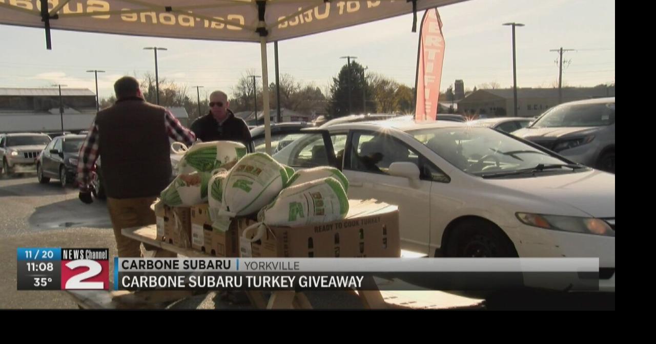 Carbone Subaru of Utica gives thanks a few days early | Archive | wktv.com