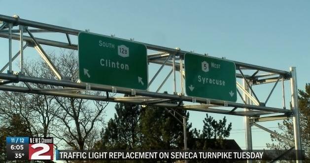 Traffic Light Replacement on Seneca Turnpike Tuesday | Community | wktv.com