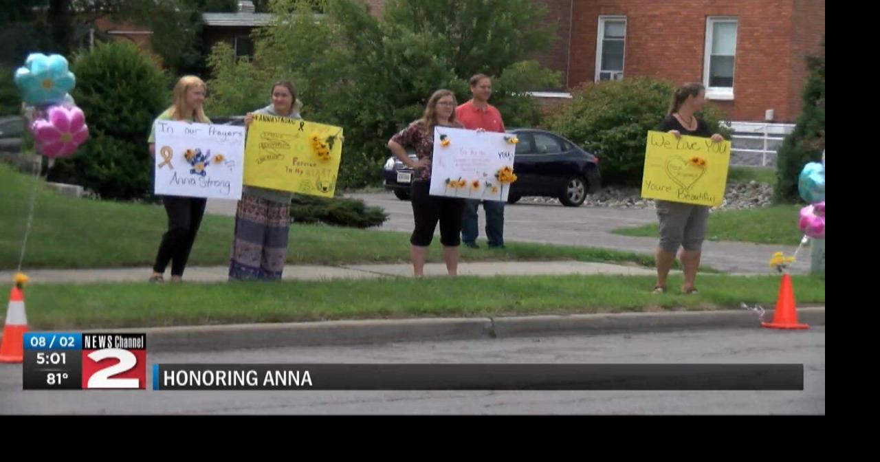 Anna Strong: Hundreds turn out to honor 12-year-old who valiantly ...
