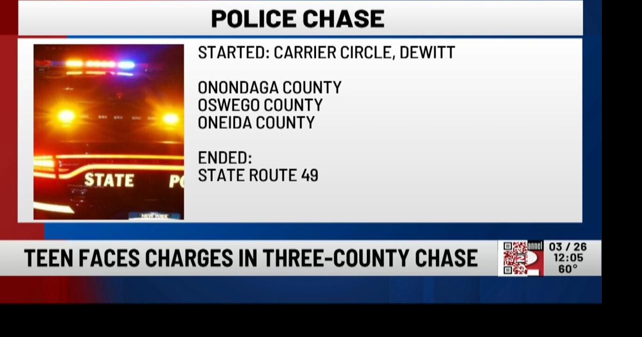16-Year-Old Leads Police on Chase Across Central New York, Ends in ...
