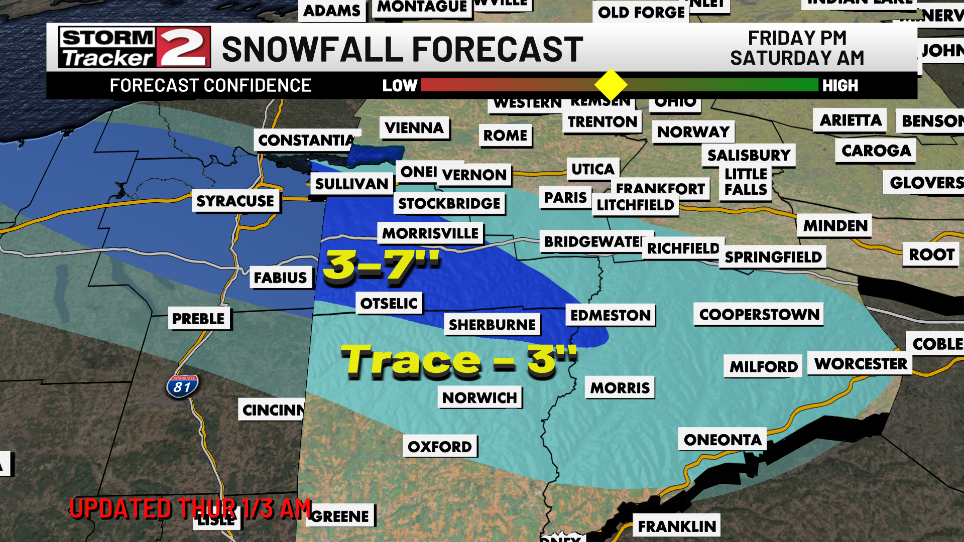 Day 2 of Lake-Effect Snow in Mohawk Valley: The Latest | Top Stories ...