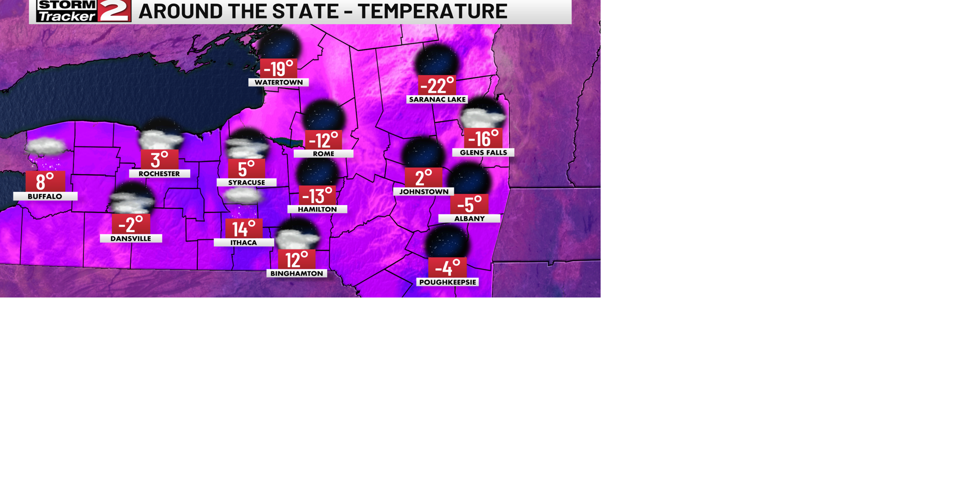 Frigid Start Today, but Quiet and Sunny | Weather | wktv.com