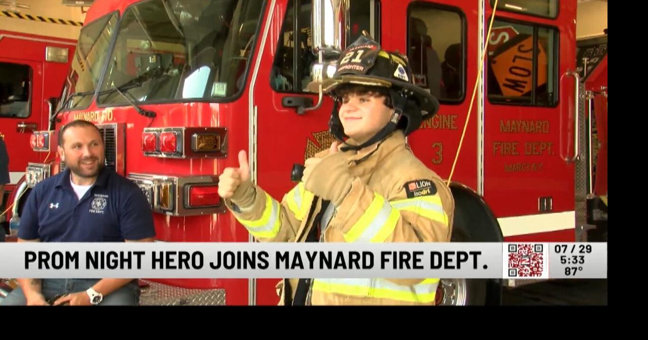 Whitesboro Prom Night Hero Joins Maynard Fire Department | Local | wktv.com