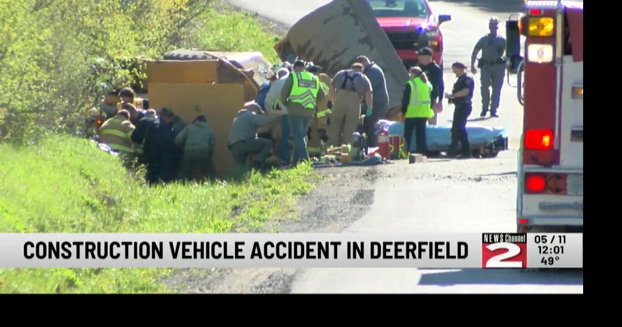 UPDATED: Driver Trapped Over an Hour After Construction Vehicle Crash ...