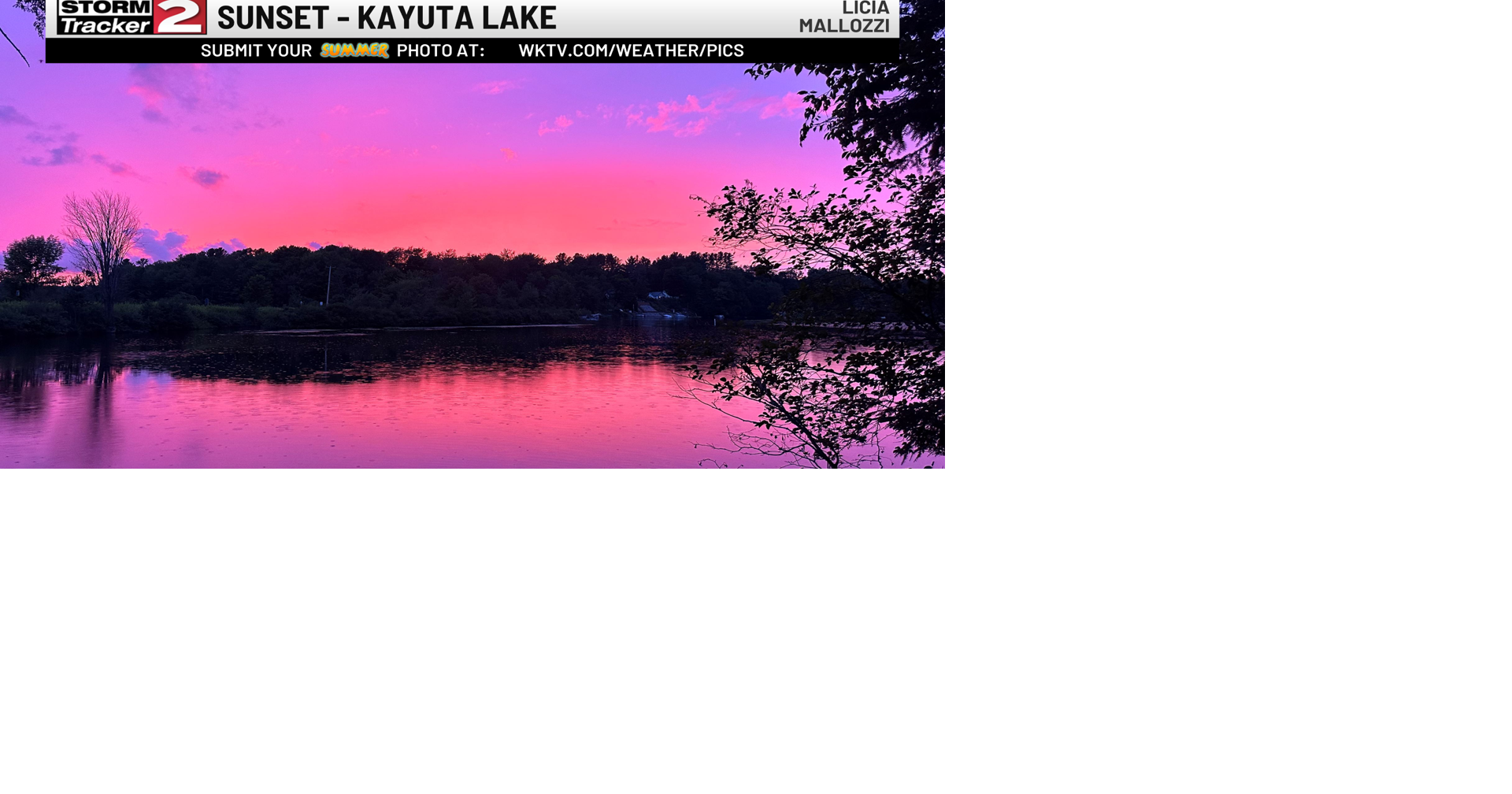 WKTV Weather Photo of the Day: August 8 | Daily Weather Photo | wktv.com