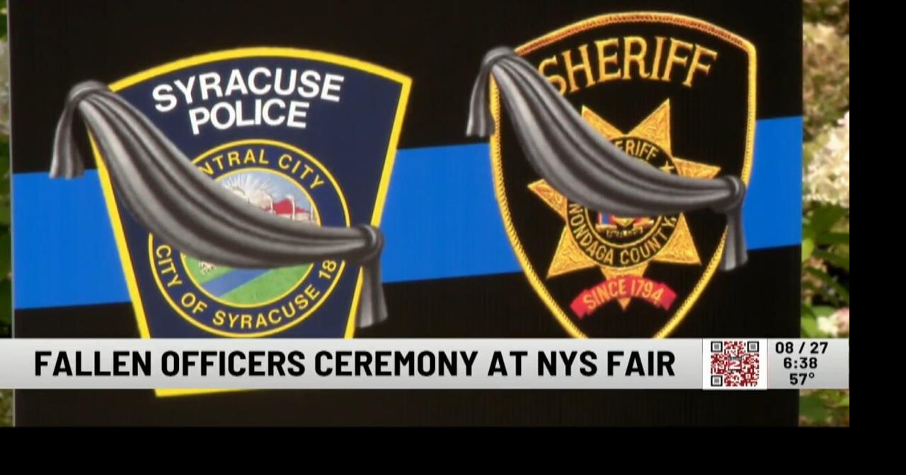 Local Fallen Officer Ceremony at New York State Fair | Video | wktv.com