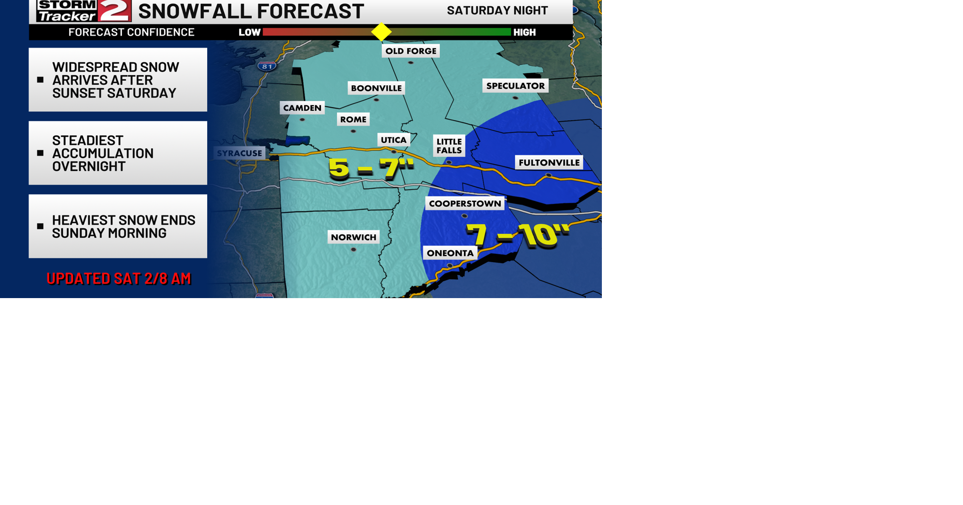 Widespread Snow Returns Saturday Night | Weather | wktv.com