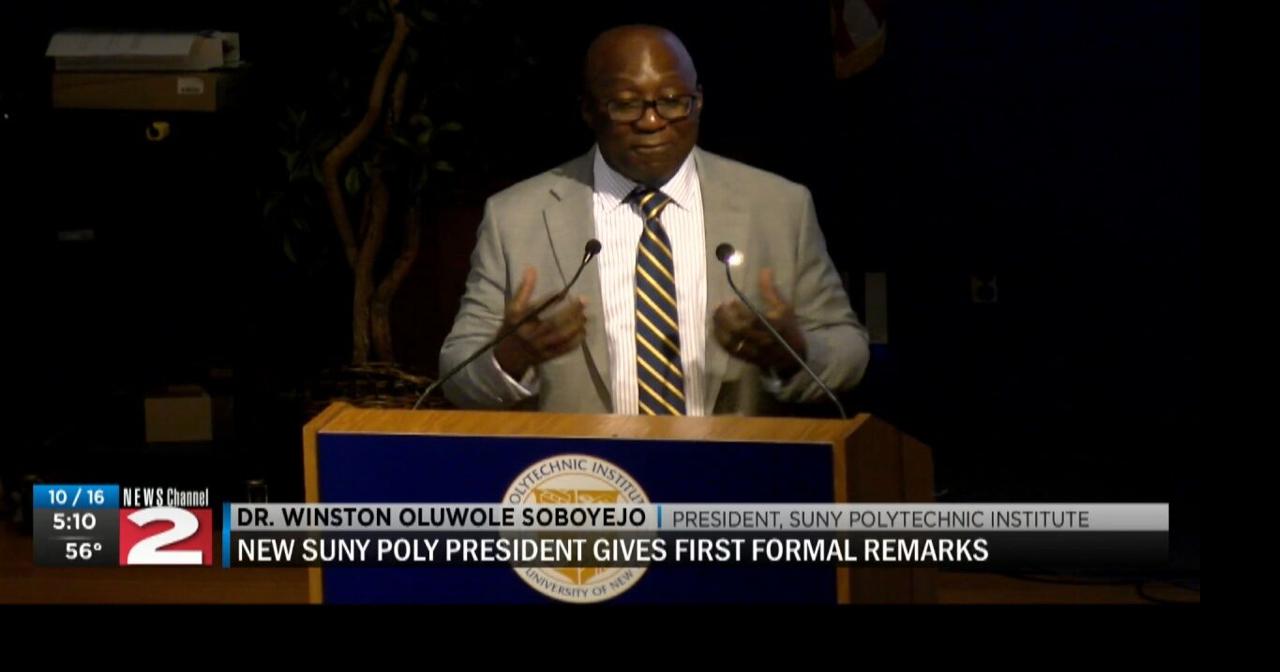 Newly Appointed SUNY Poly President Gives First Formal Remarks ...
