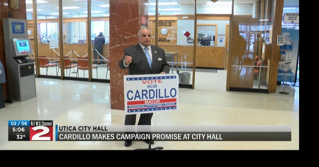 Cardillo campaigns at Utica City Hall | Video | wktv.com