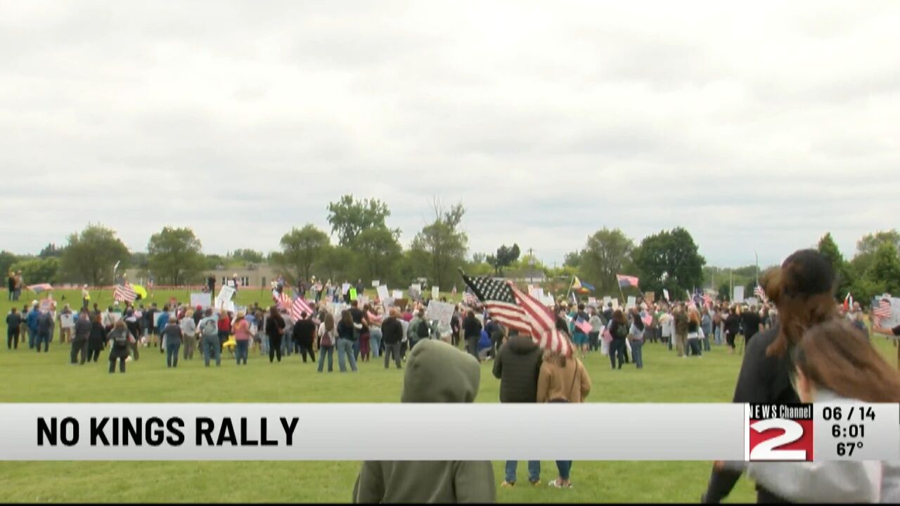 'No Kings Day' Rallies Held in Mohawk Valley | News | wktv.com