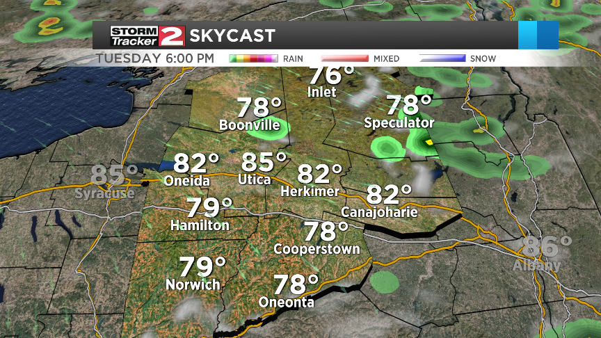 On and off rain showers this Sunday | Weather | wktv.com