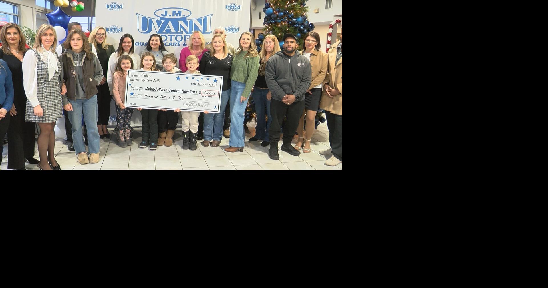 Uvanni Motors and Secret Donor Grant $8,000 in Wishes | News | wktv.com