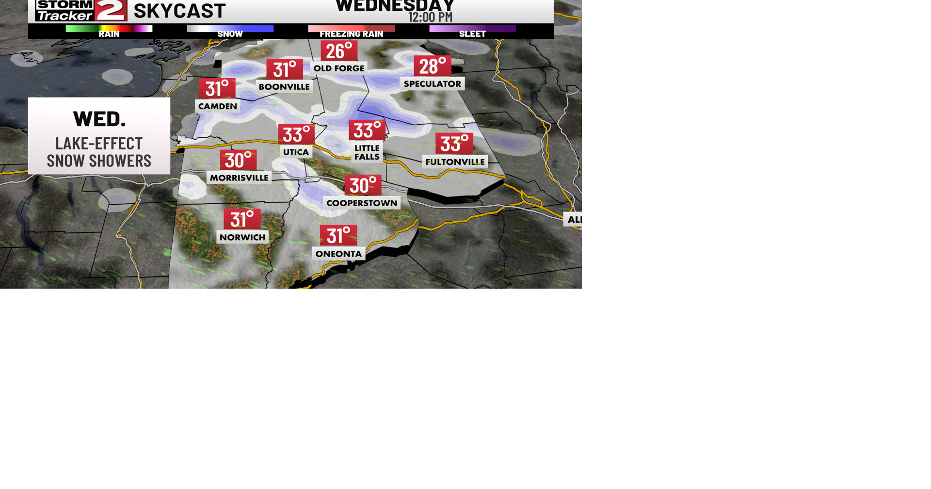 Seasonably Cold Weather Lingers | Weather | wktv.com
