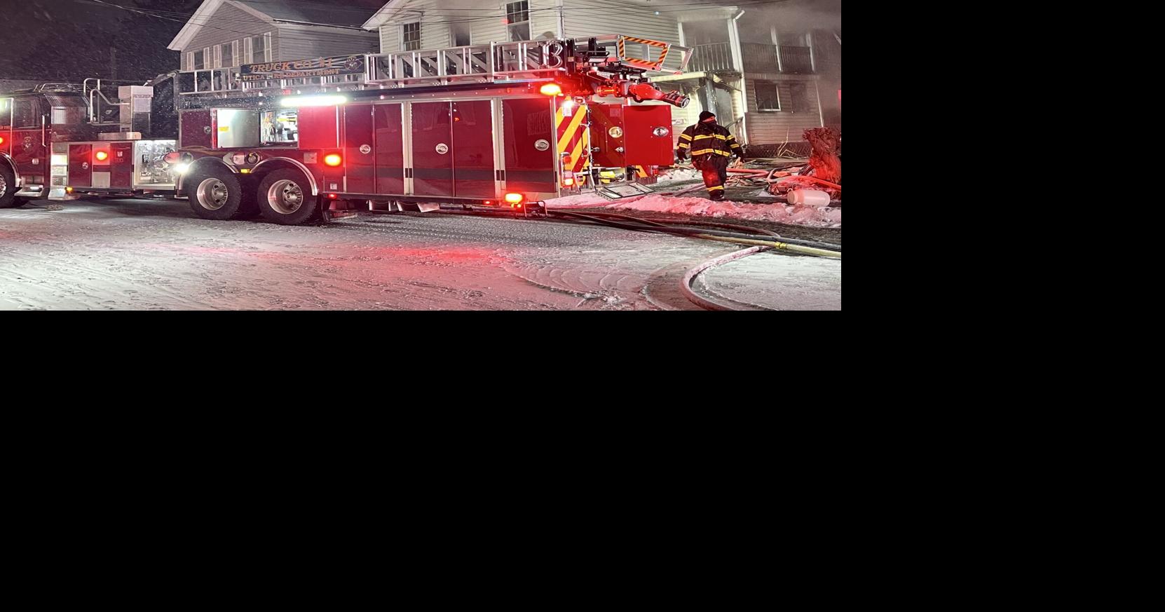 Utica Firefighters Battle Two Alarm Fire on Noyes Street | Local | wktv.com