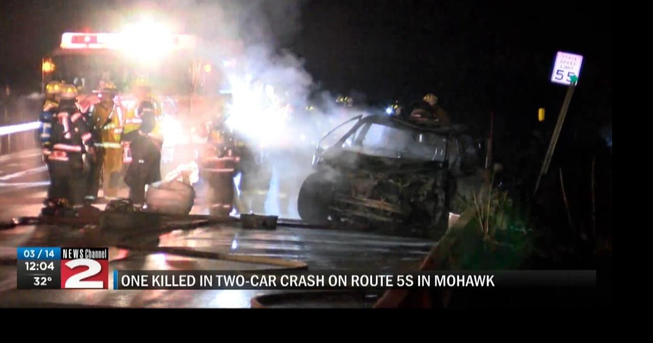 1 dead following fiery crash in Mohawk | Video | wktv.com