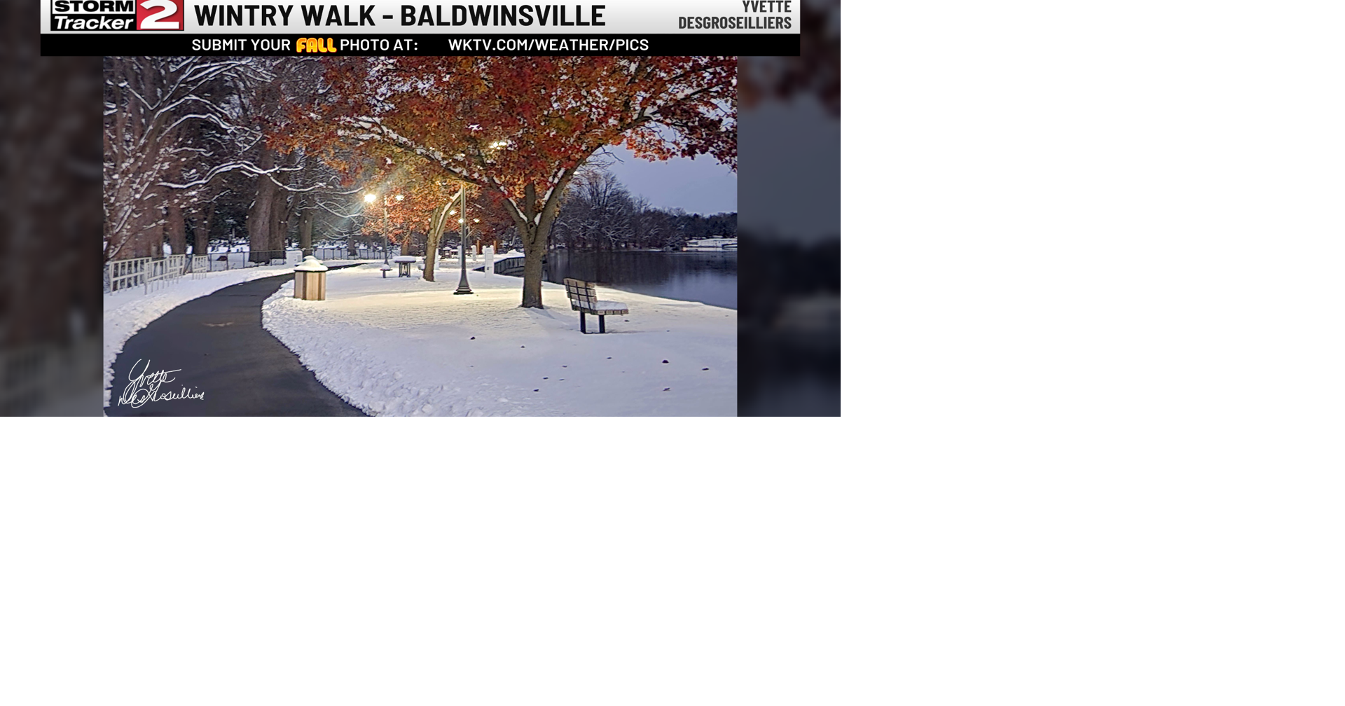 WKTV Weather Photo of the Day: December 5 | Daily Weather Photo | wktv.com