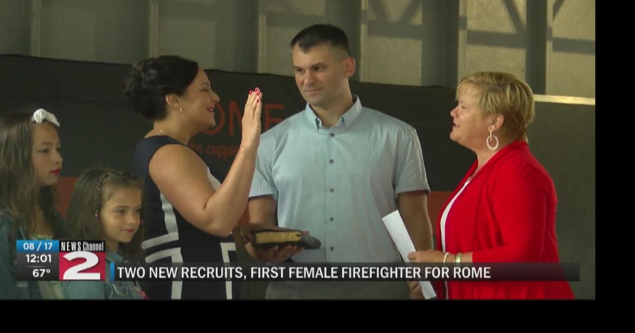 Rome Fire Department welcomes first female firefighter | Archive | wktv.com