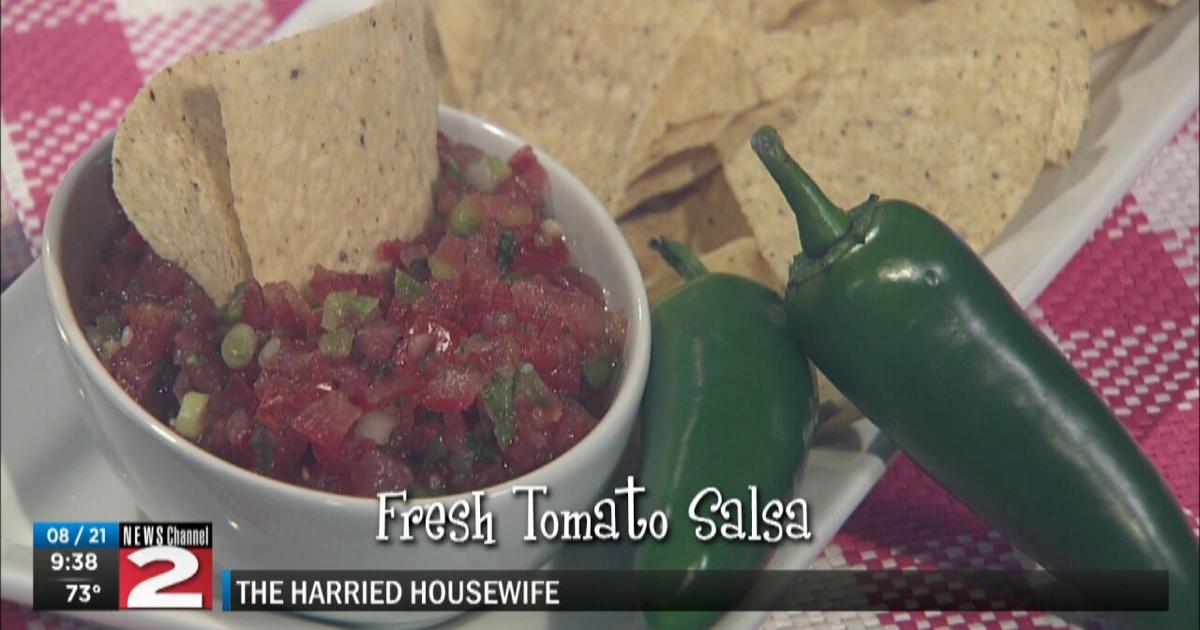 The Harried Housewife Fresh Tomato Salsa Harried Housewife