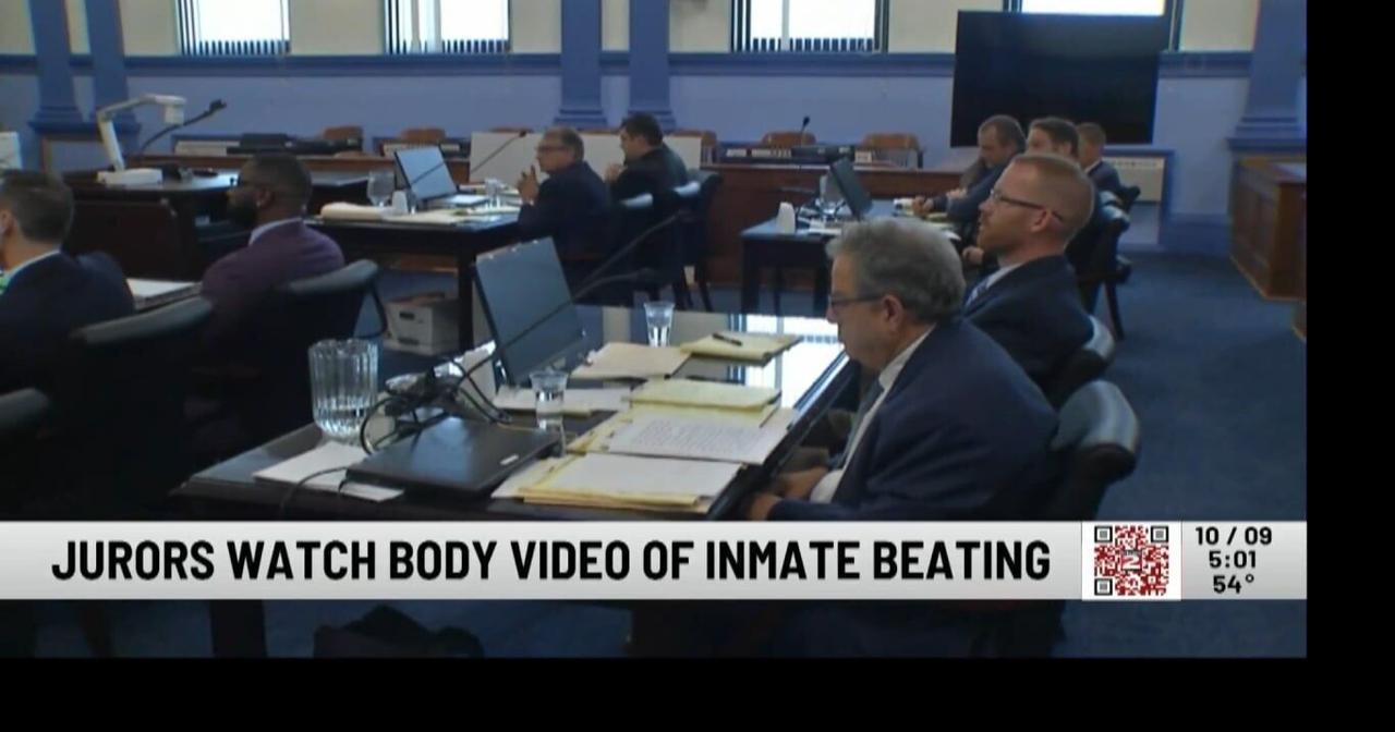 Video of Fatal Beating Shown in Court During COs' Murder Trial | Crime ...