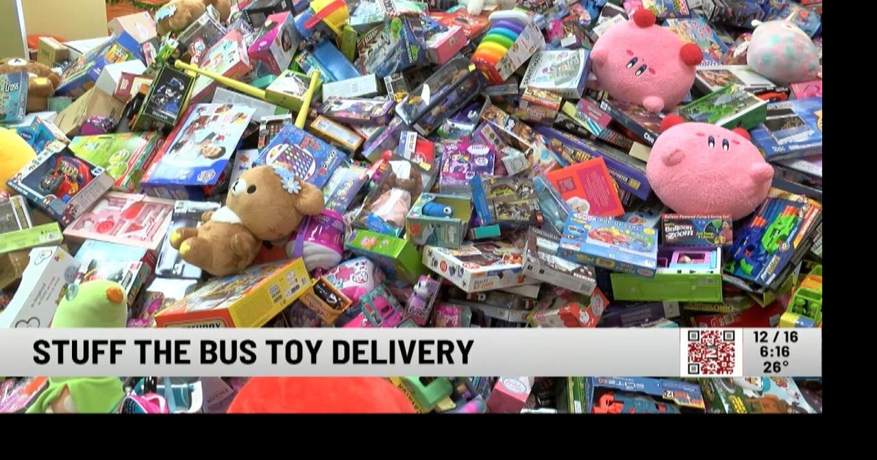45 Local Charities Receive Toy Donations From Stuff the Bus | Video ...