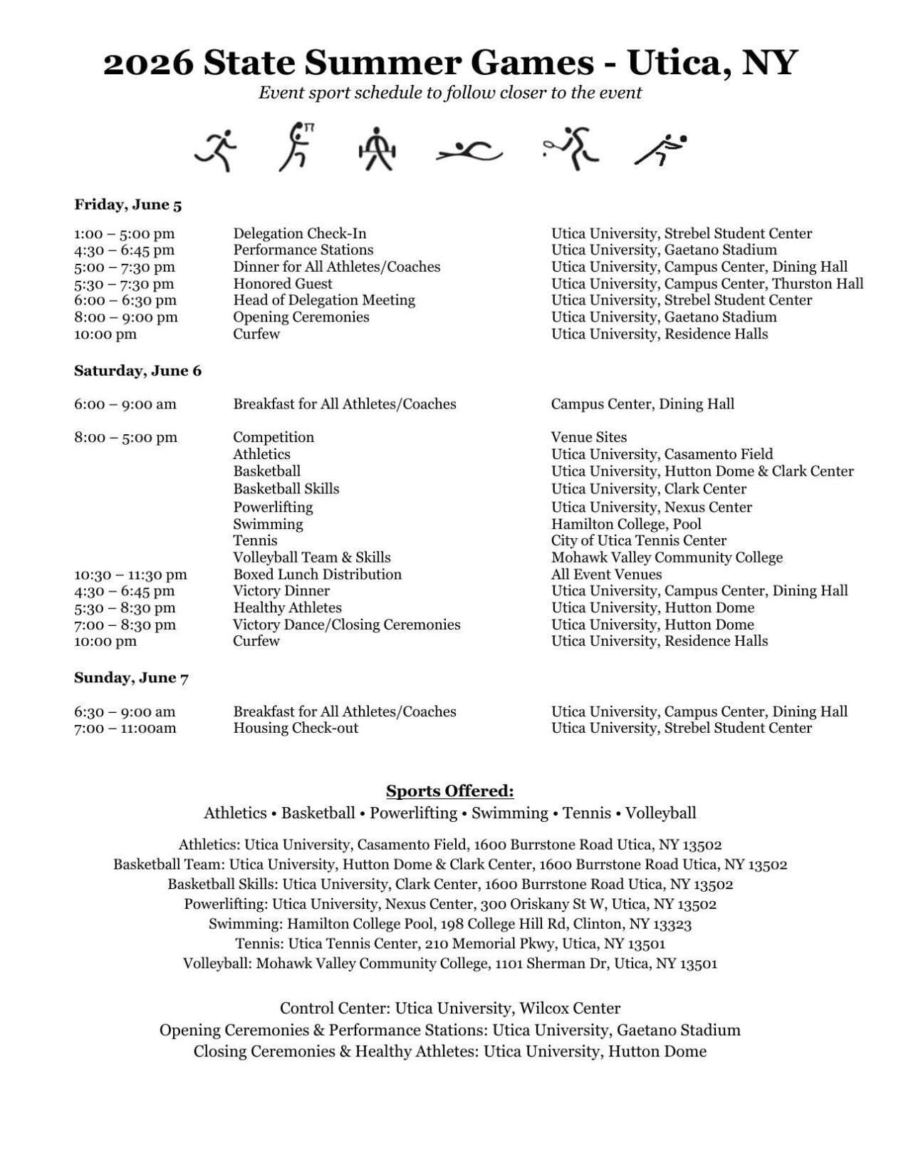 Oneida County Gets Ready to Welcome the 2026 NY Special Olympics ...
