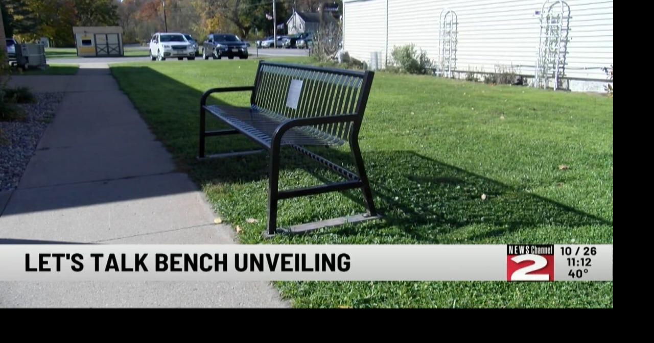 Let's Talk Bench Unveiled in Oriskany | News | wktv.com