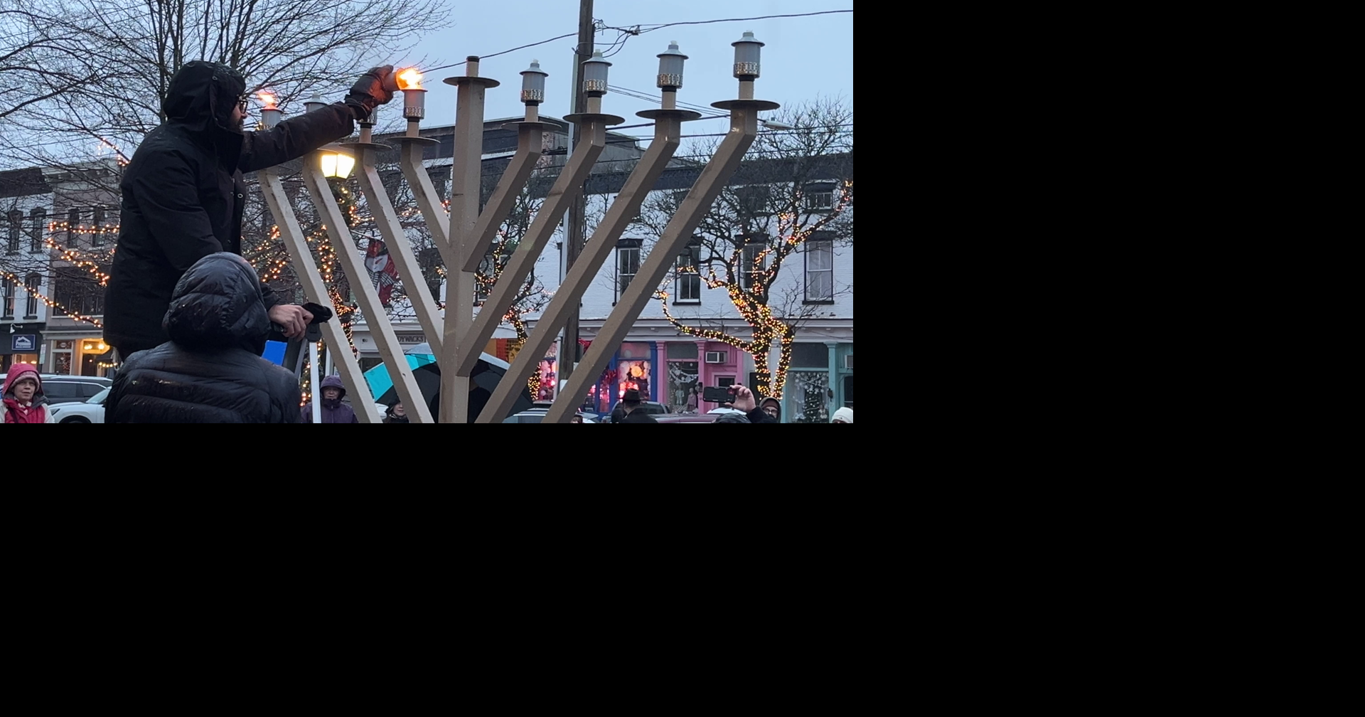 Final Night of Hanukkah Celebrated in Clinton with Menorah Lighting and ...
