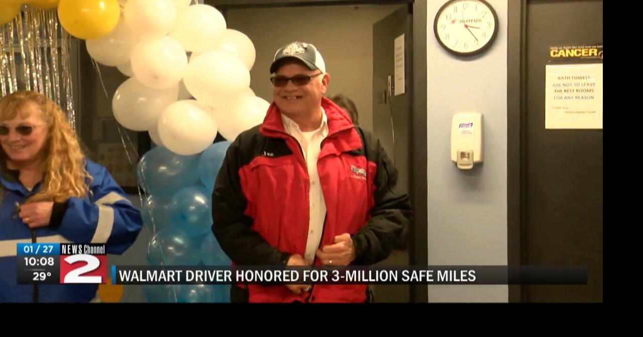 Walmart driver honored for driving 3 million safe miles. | Local | wktv.com