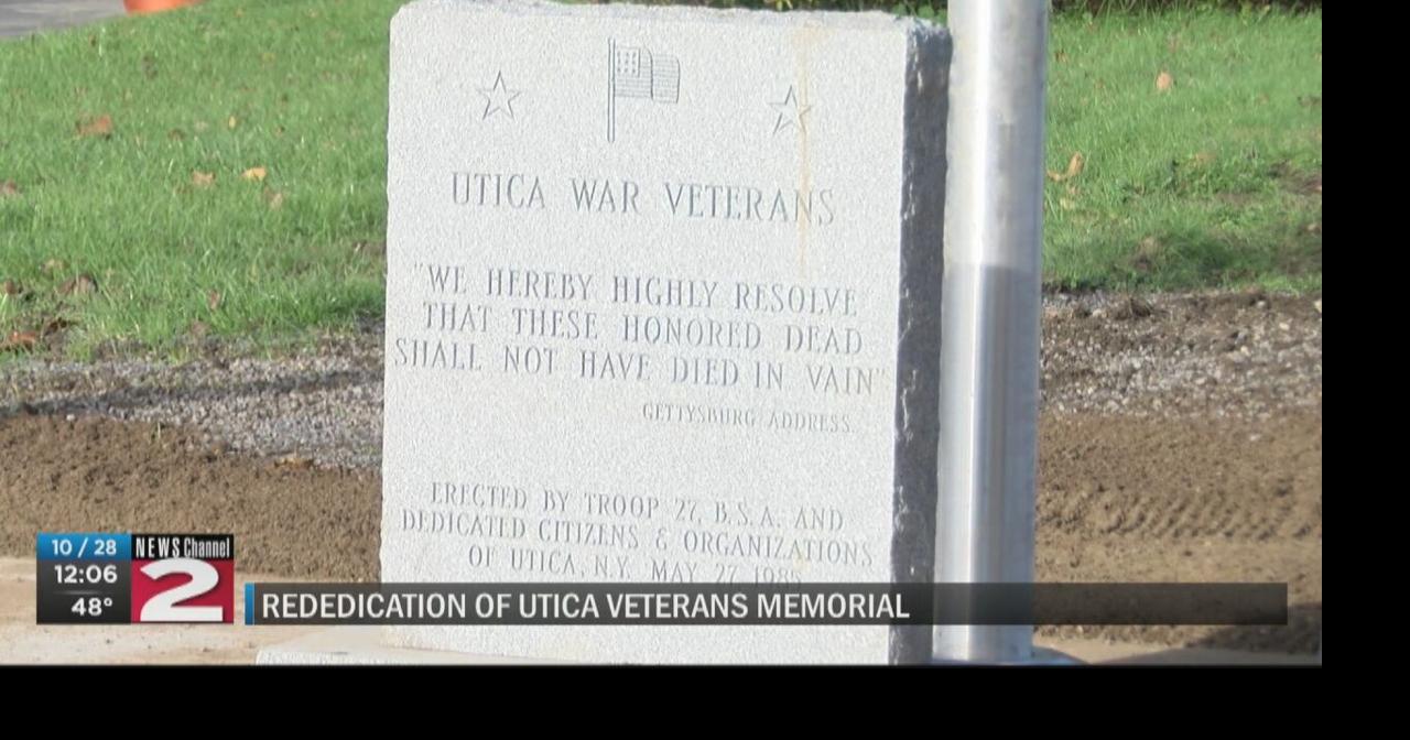 Utica restores, rededicates veterans memorial | Archive | wktv.com