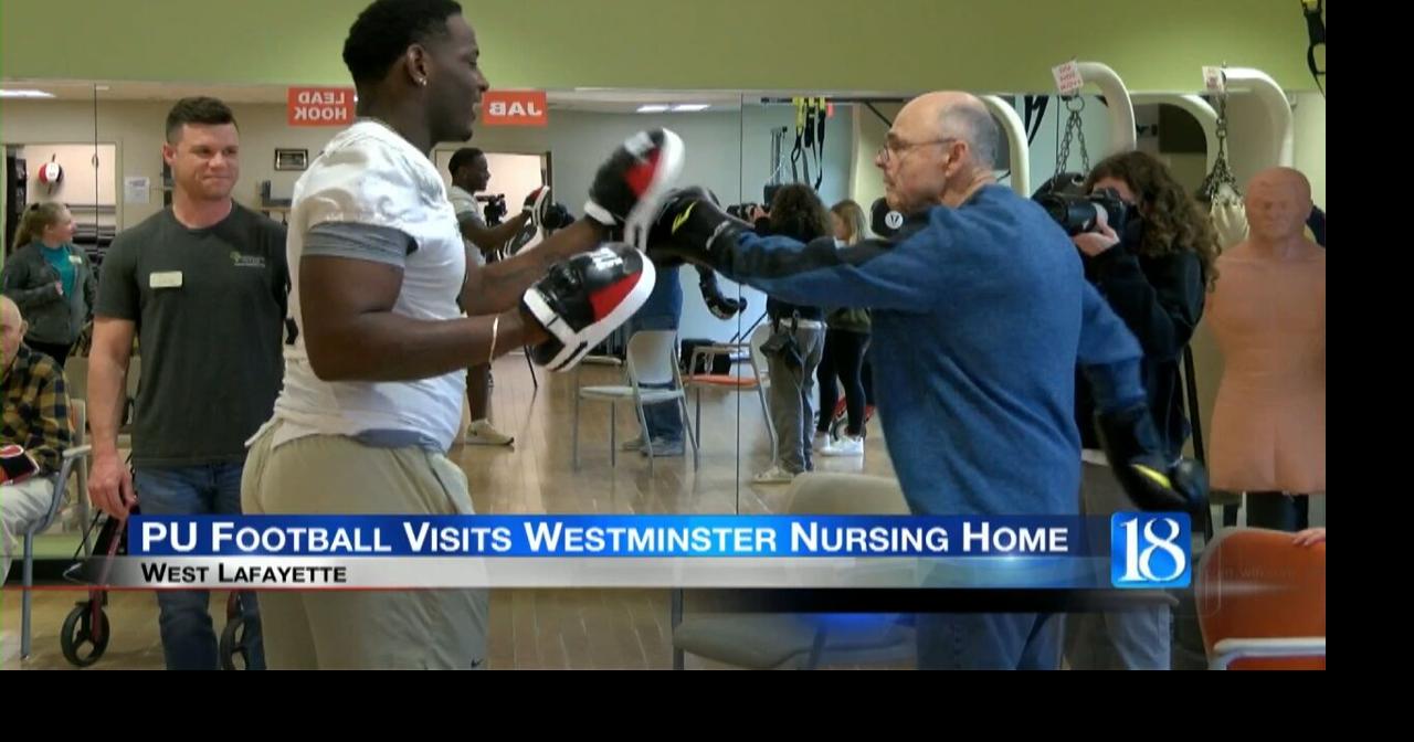 Purdue Football Holds Boxing Class At Westminster Nursing Home | News ...