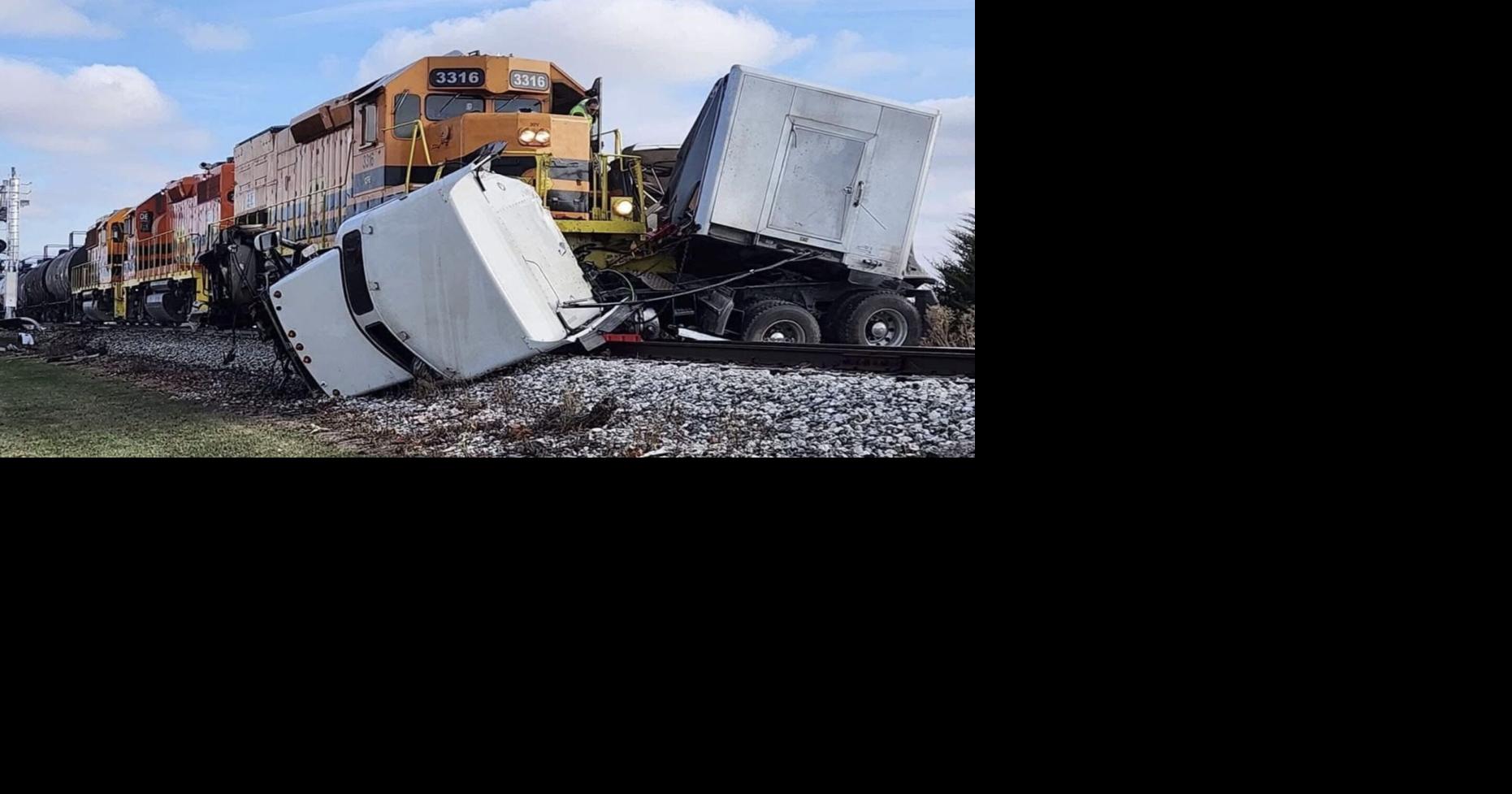 Train collided with semi-truck, passenger vehicle in Kentland | Local | wlfi.com