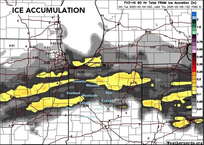 February 3, 11 PM Weather Forecast Update-Some Icing to Rain & Thunder ...