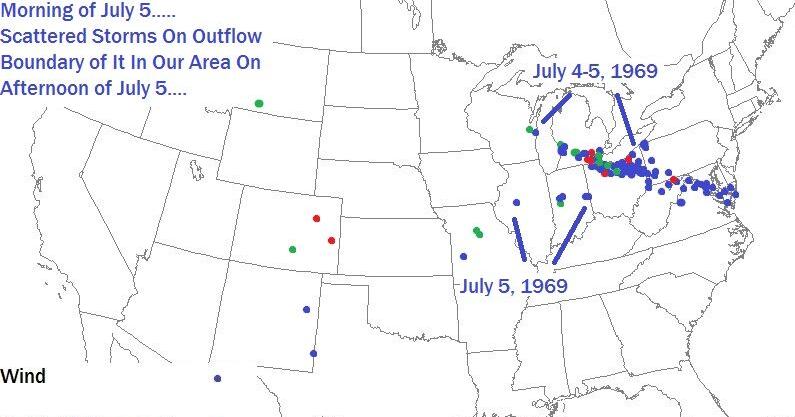 Local Weather History: The Great July 4, 1969 Progressive Derecho North ...