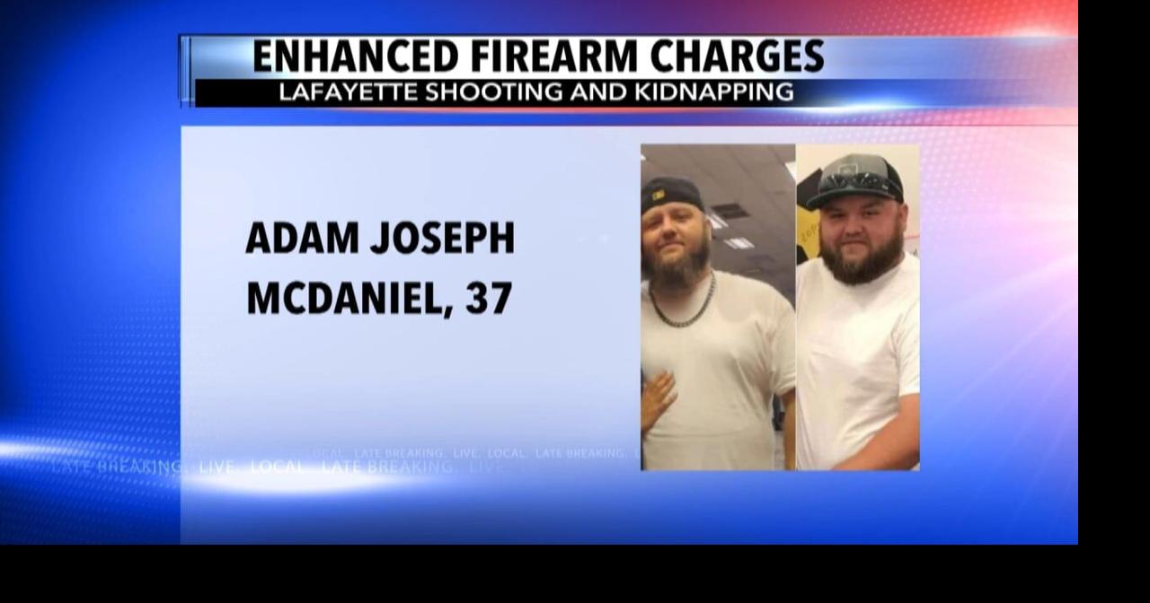 Lafayette shooting suspect still at large, now faces enhanced charge ...