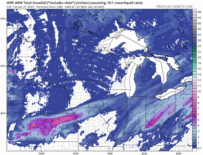 January 21, 5:30 PM Weather Forecast Update-Tracking Snow & Windy, Bitterly Cold Weather Ahead ...