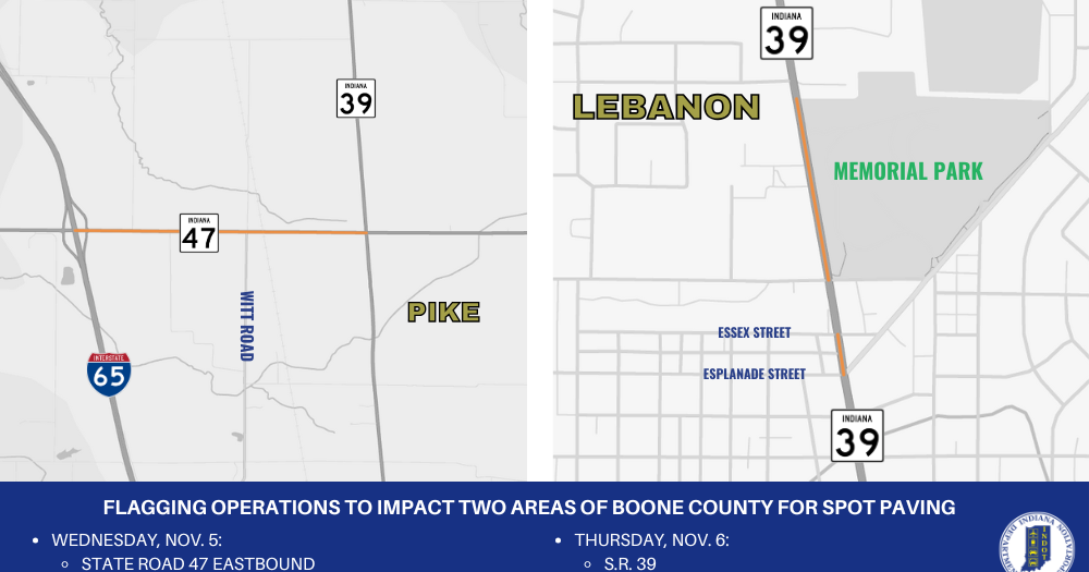 Roadwork coming to Boone County | News | wlfi.com