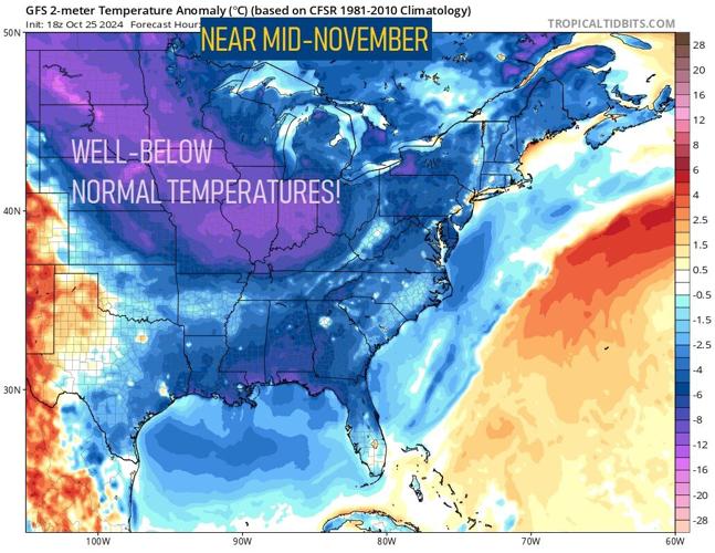 October 25, 10 PM Weather Forecast Update-From Record Warmth to More ...