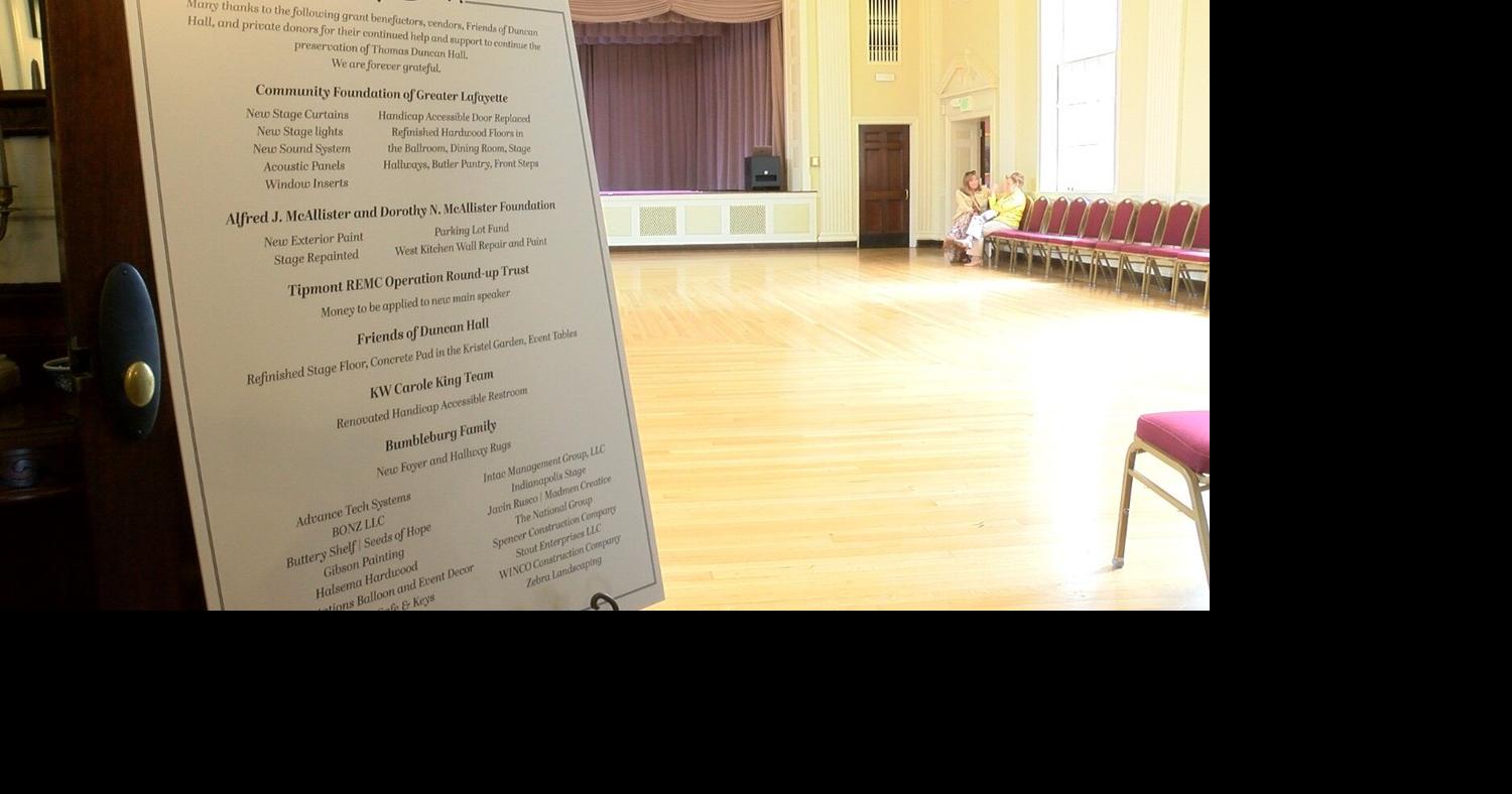 Celebrating 92 Years at Duncan Hall | News | wlfi.com