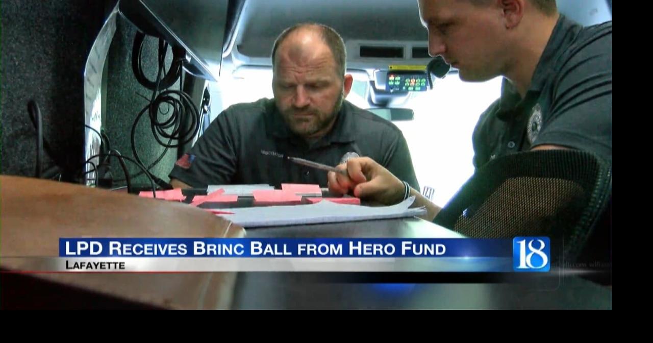 LPD Receives Brinc Ball from Hero Fund | Video | wlfi.com