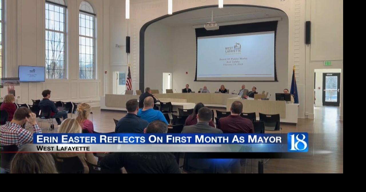 Erin Easter Reflects On First Month As Mayor | Video | wlfi.com