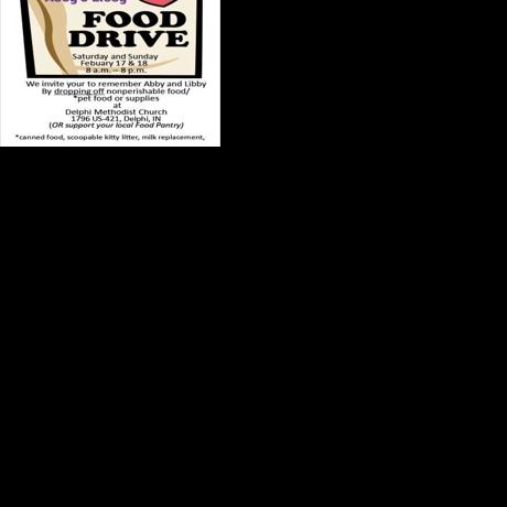 Abby and Libby food drive happening this weekend | Local | wlfi.com