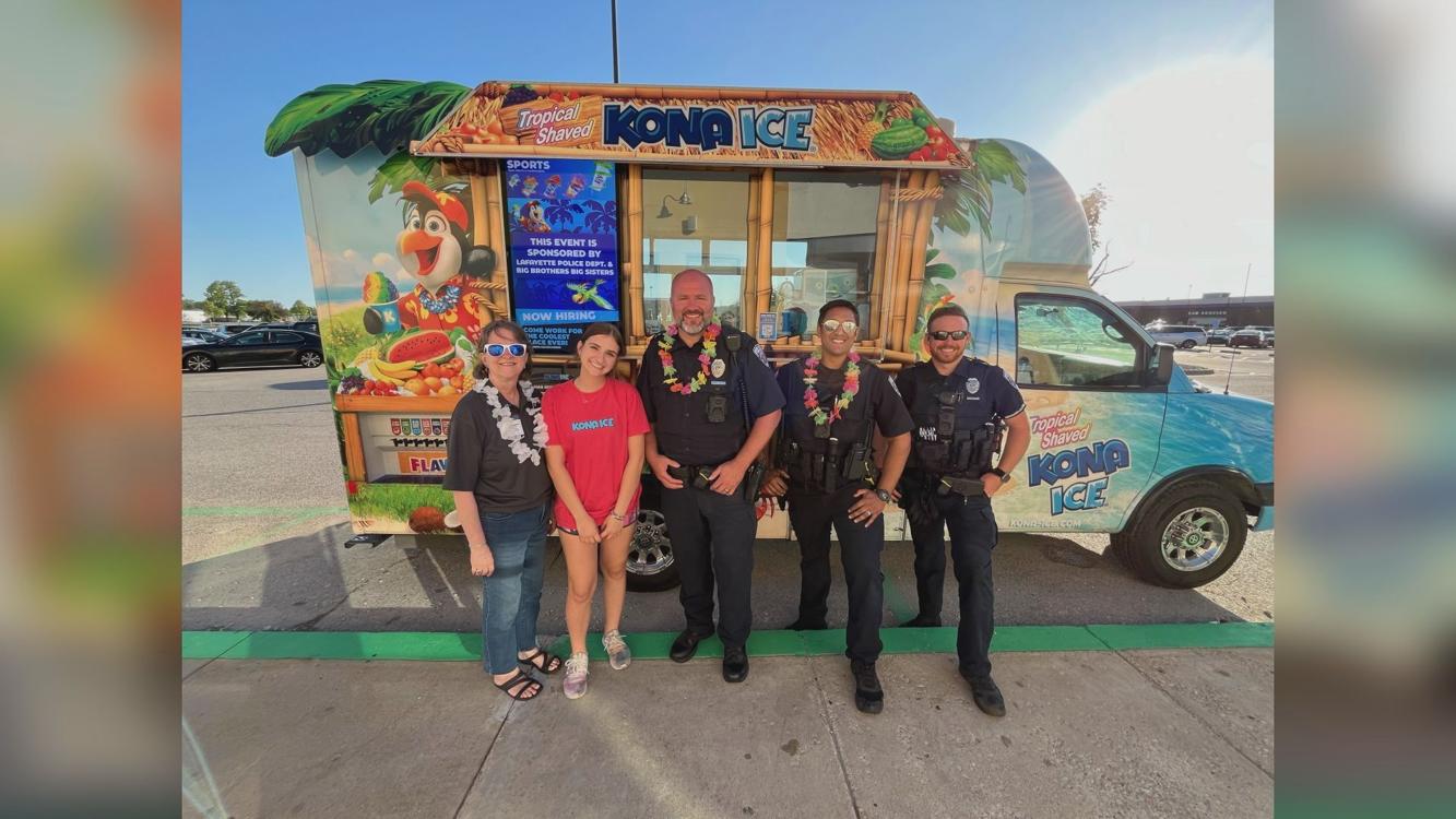 Lafayette Police Department holds annual Kona and Cops | Local | wlfi.com