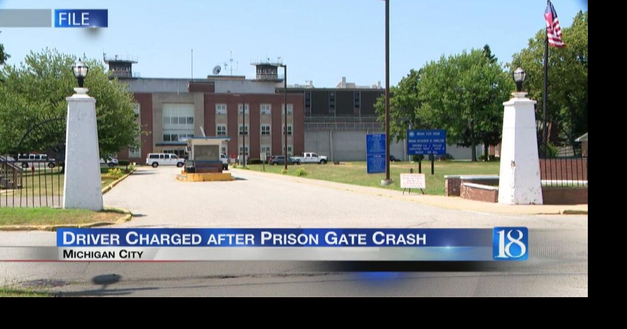 Man jailed after crashing through Indiana State Prison gate | Indiana ...