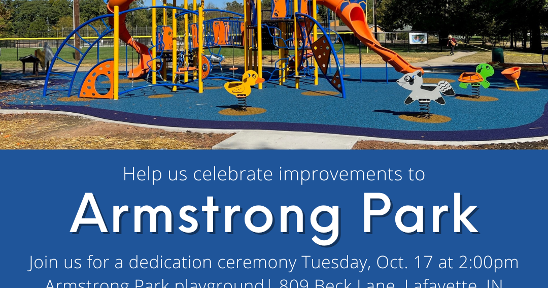 Lafayette Parks and Rec host Armstrong Park dedication ceremony Tuesday ...
