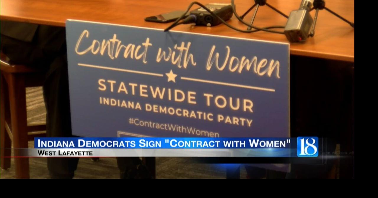 Indiana Democrats sign "Contract with Women" | Video | wlfi.com